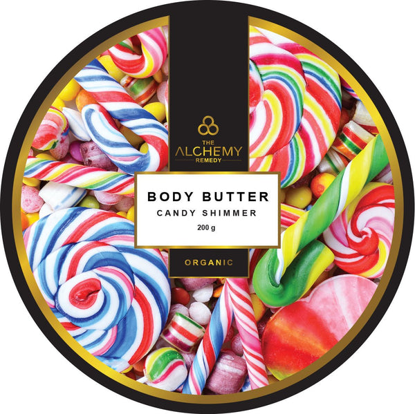 Organic Whipped Candy Shimmer Body Butter – The Alchemy Remedy