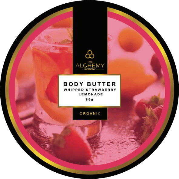 Organic Whipped Strawberry Lemonade Body Butter – The Alchemy Remedy